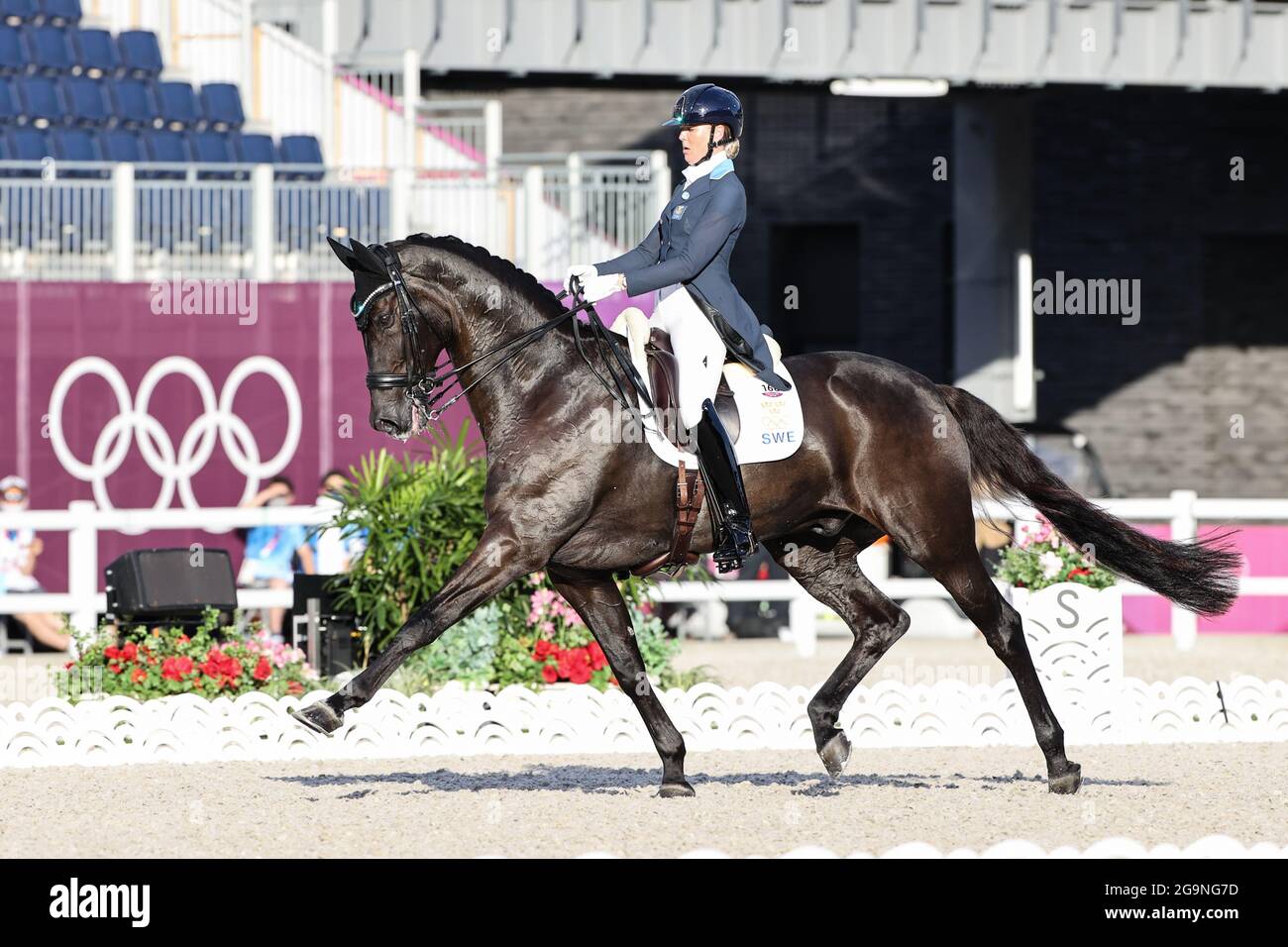 Tokyo, Japan. 27th July, 2021. RAMEL Antonia (SWE) Equestrian ...
