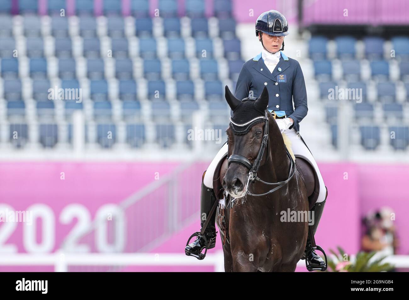 Tokyo, Japan. 27th July, 2021. RAMEL Antonia (SWE) Equestrian ...