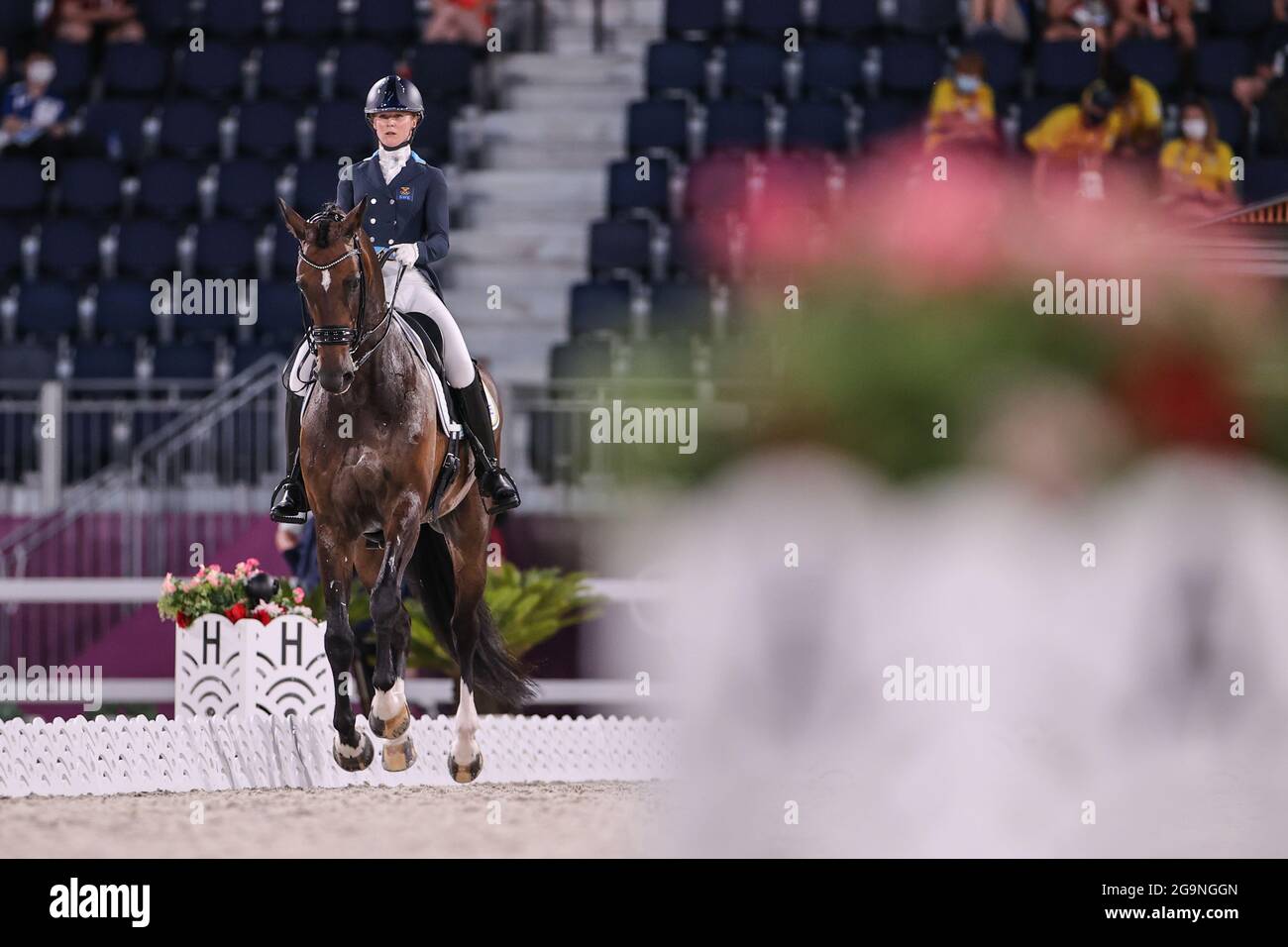 Tokyo, Japan. 27th July, 2021. RAMEL Juliette (SWE) Equestrian ...