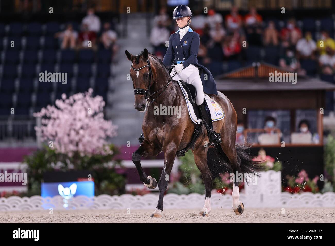 Tokyo, Japan. 27th July, 2021. RAMEL Juliette (SWE) Equestrian ...