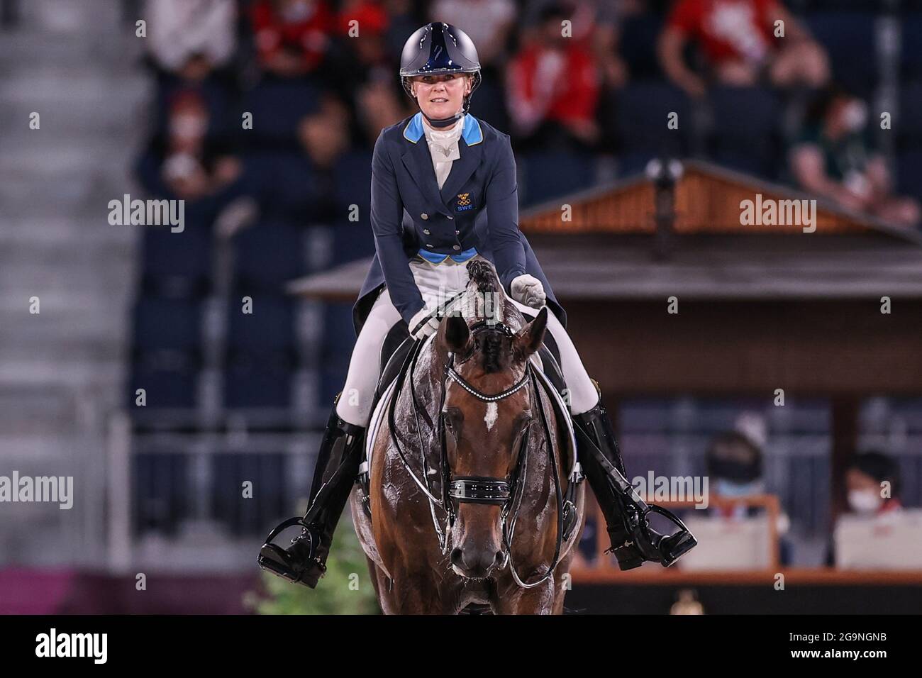Tokyo, Japan. 27th July, 2021. RAMEL Juliette (SWE) Equestrian ...