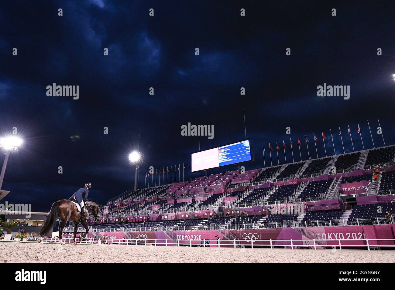 Tokyo, Japan. 27th July, 2021. RAMEL Juliette (SWE) Equestrian ...
