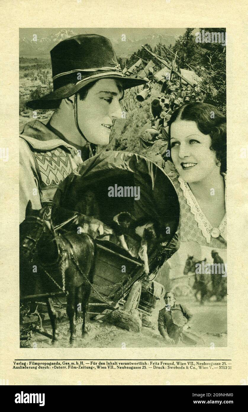 Back Cover of Austrian Programme for THEO SHALL (replacing JOHN WAYNE ...