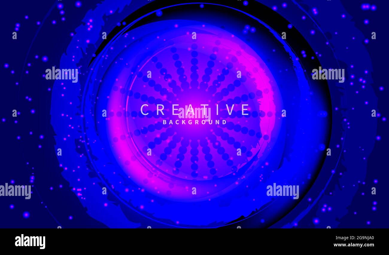 Esoteric background. Cosmic pattern with round frame. Magical abstract ...