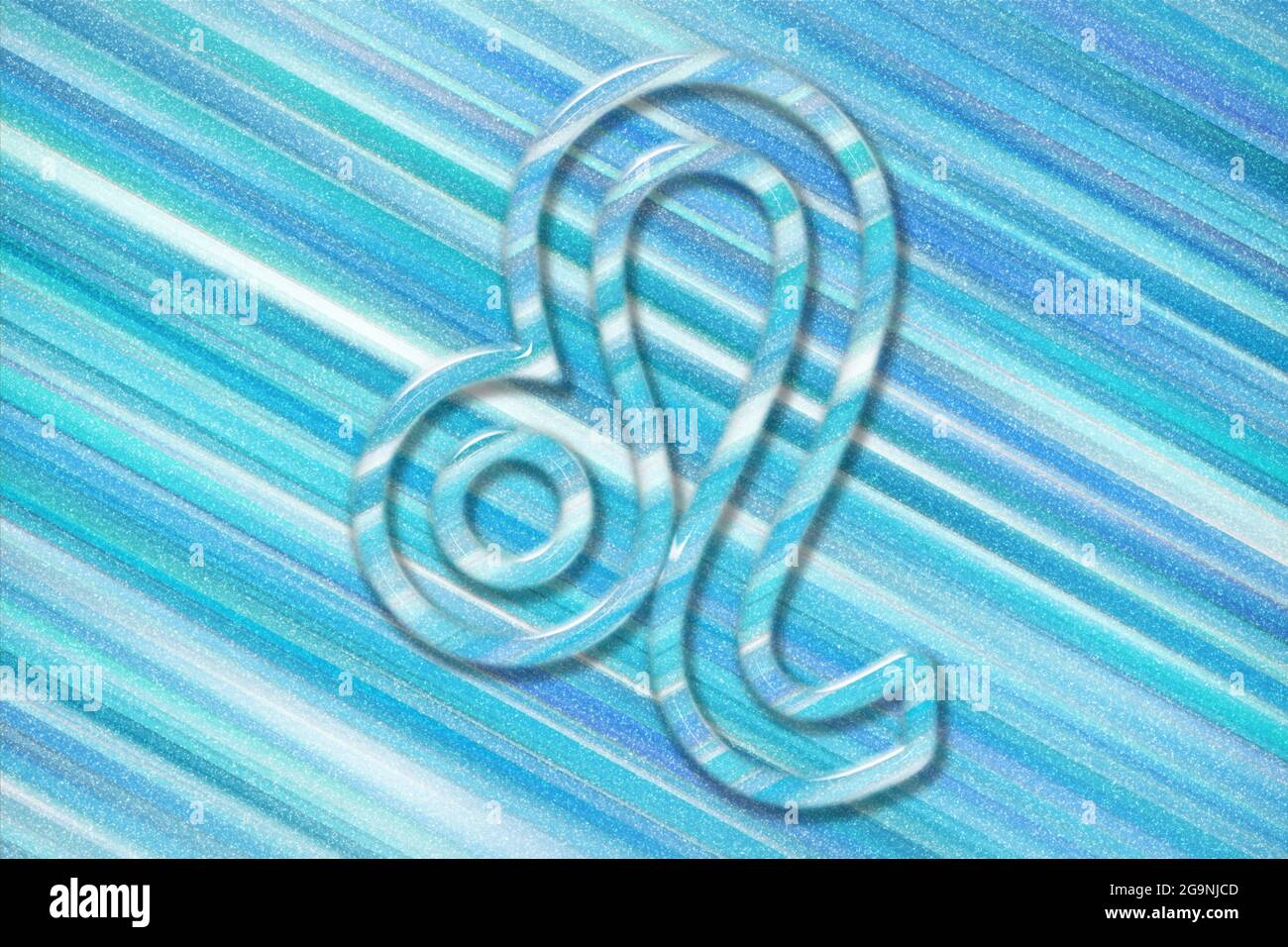 Leo zodiac sign, blue background, Horoscope Astrology background, Leo ...