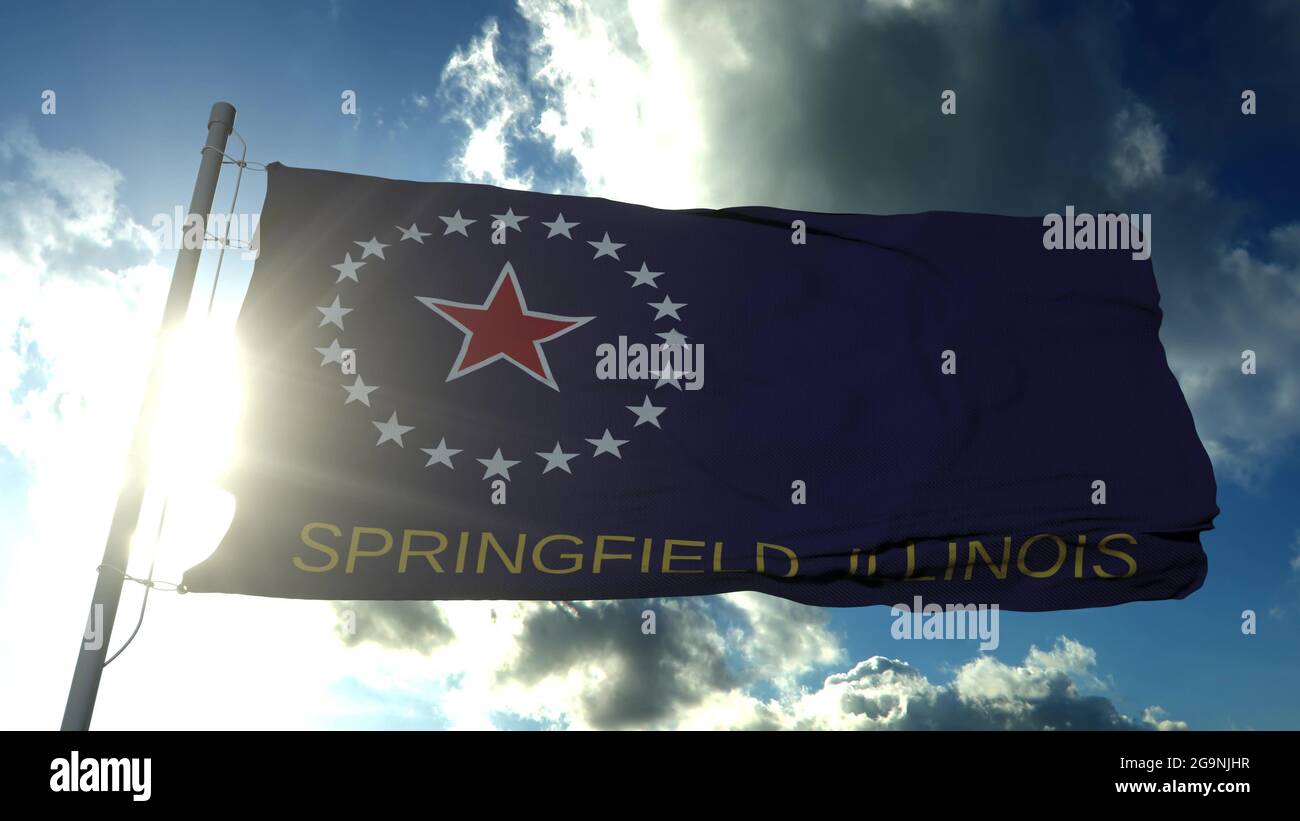 Official flag springfield illinois hi-res stock photography and images ...