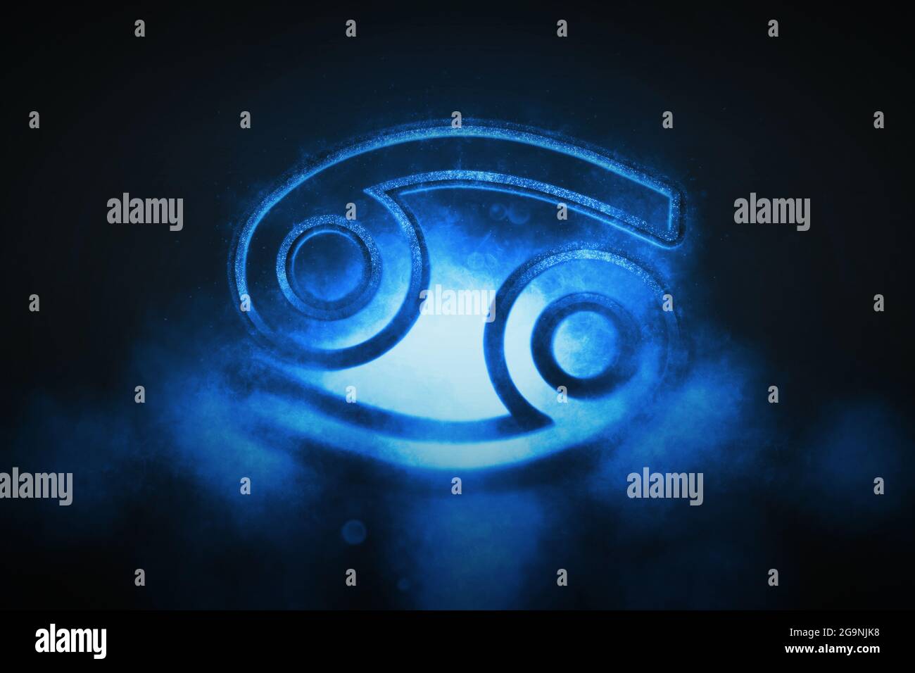 Cancer zodiac sign, night sky, Horoscope Astrology background, Cancer ...