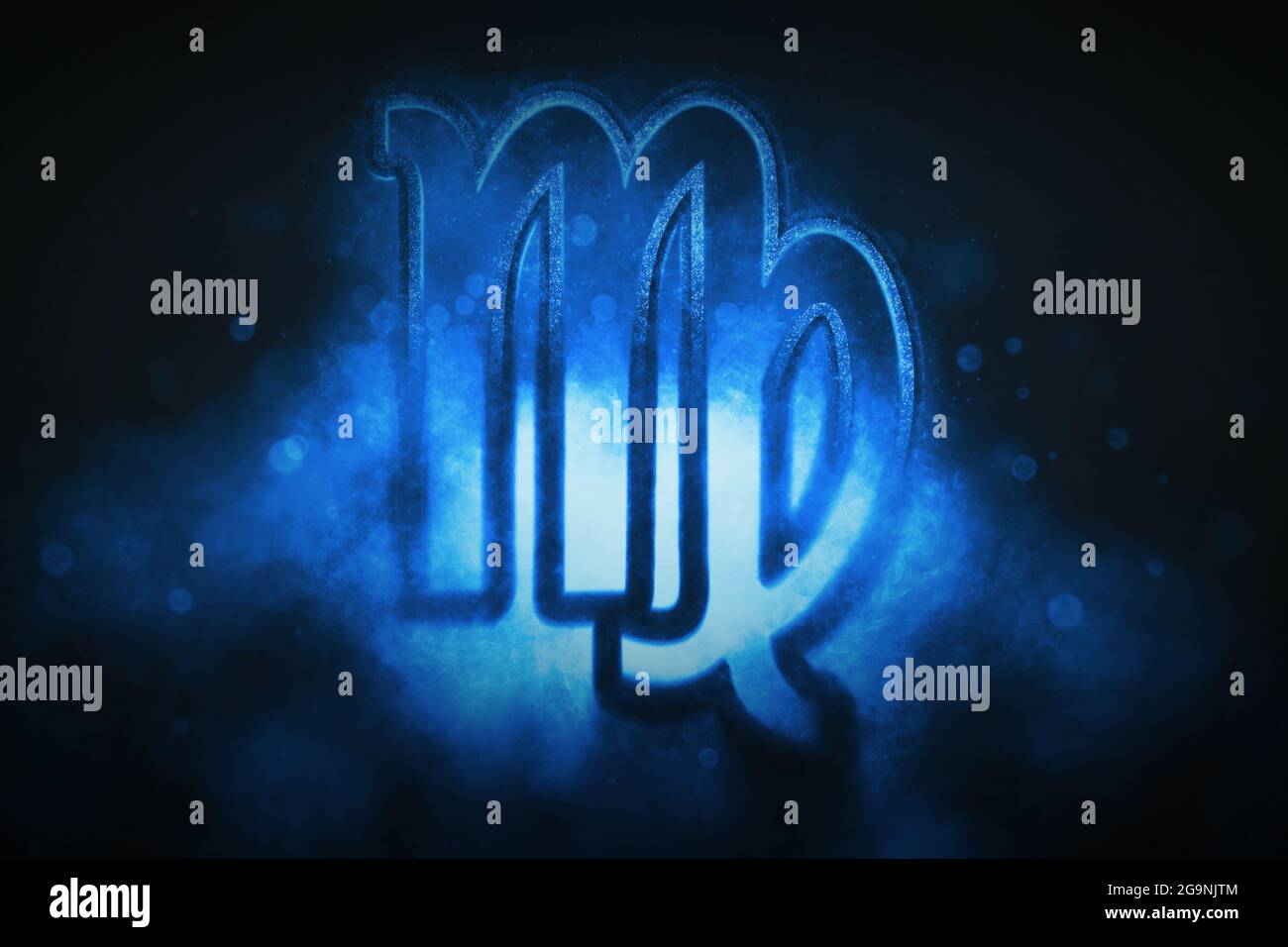 Virgo zodiac sign, night sky, Horoscope Astrology background, Virgo ...