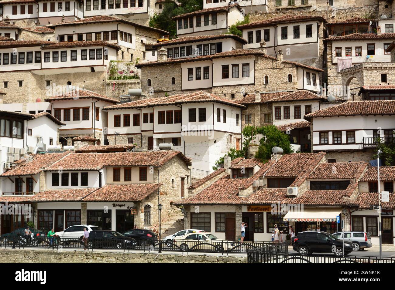 Berat, Unesco site. Albania Stock Photo - Alamy