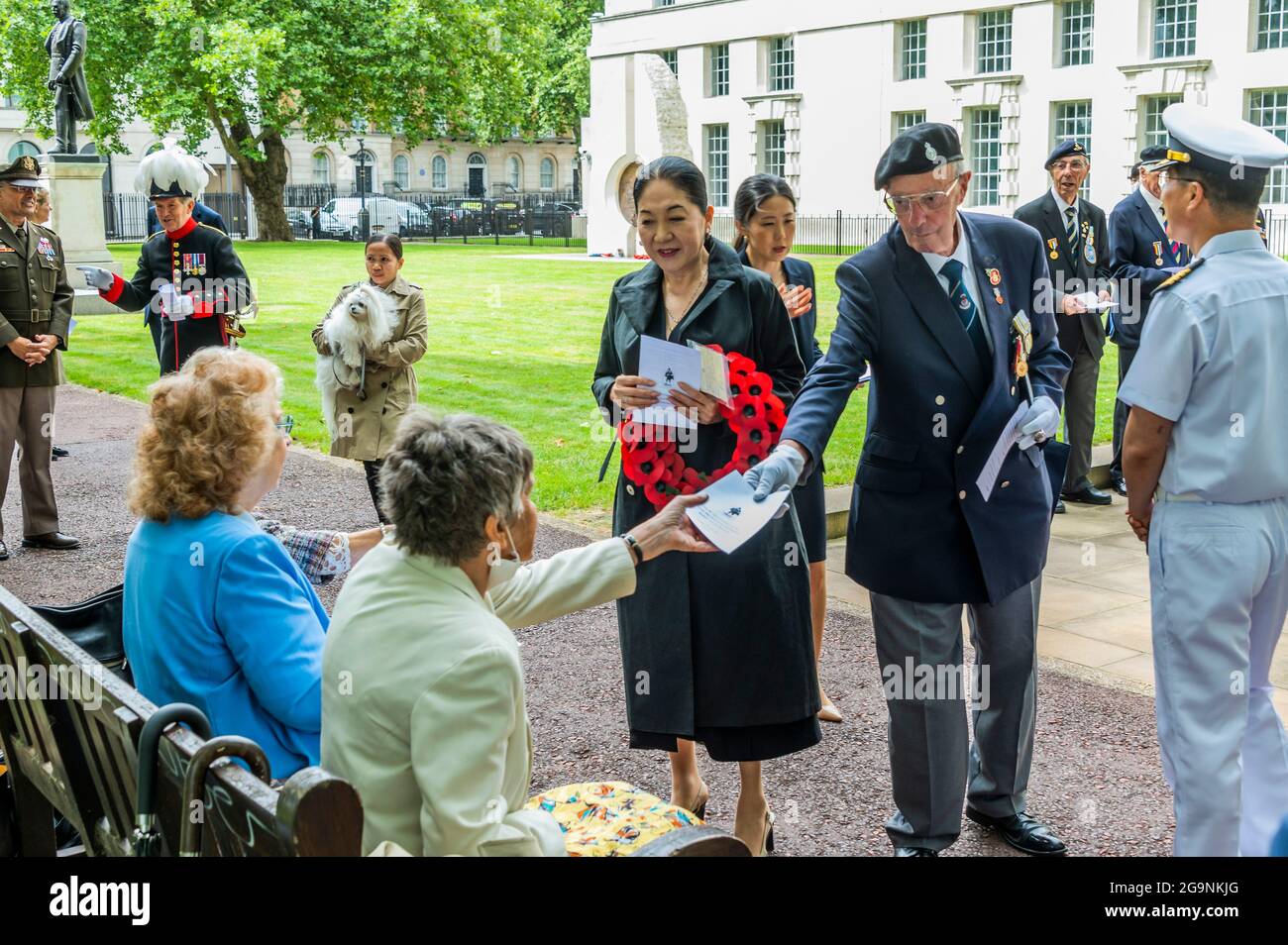 London, UK. 27th July, 2021. Attended by The Korean Ambassador, Kim ...