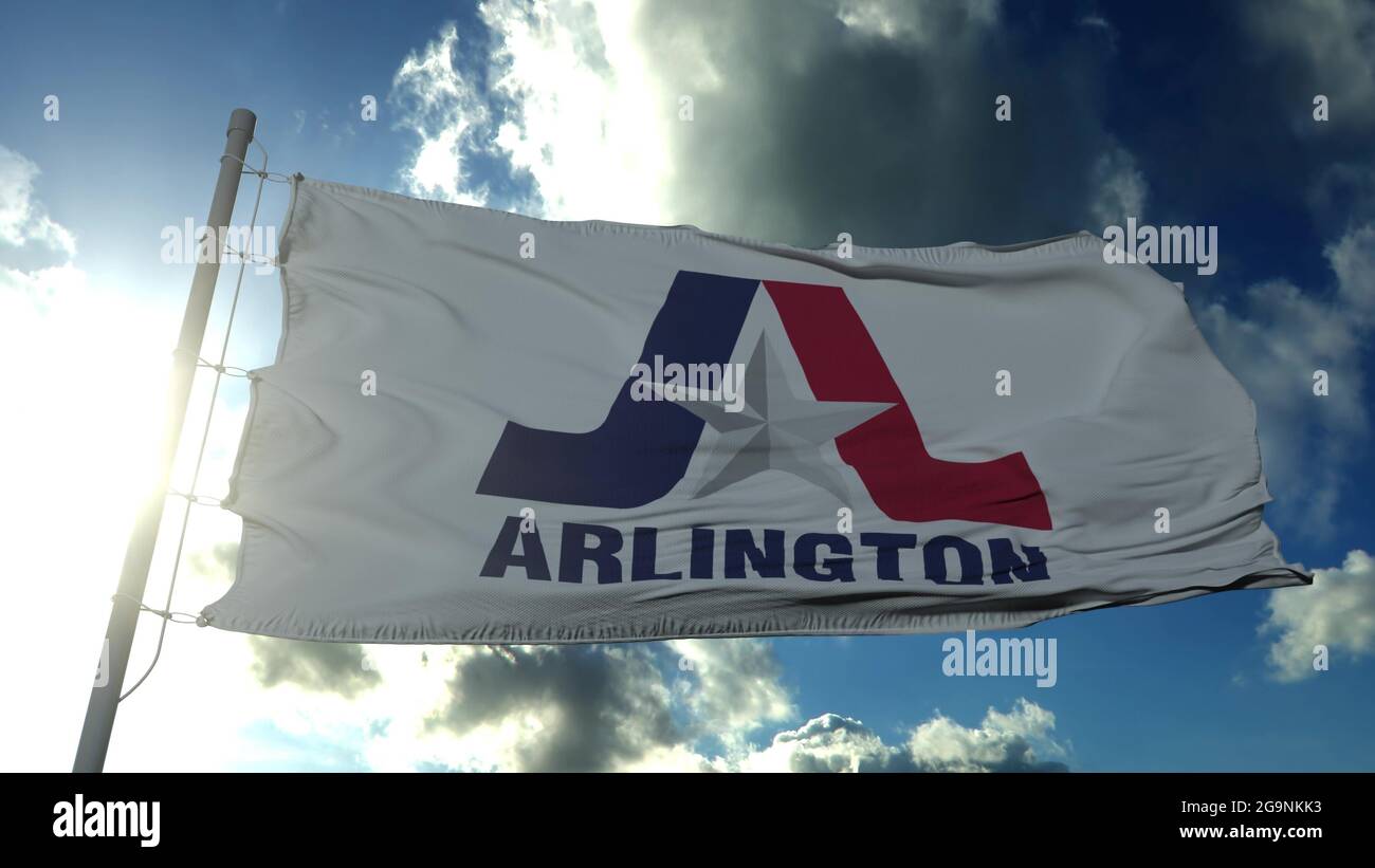 Arlingtonite flag hi-res stock photography and images - Alamy