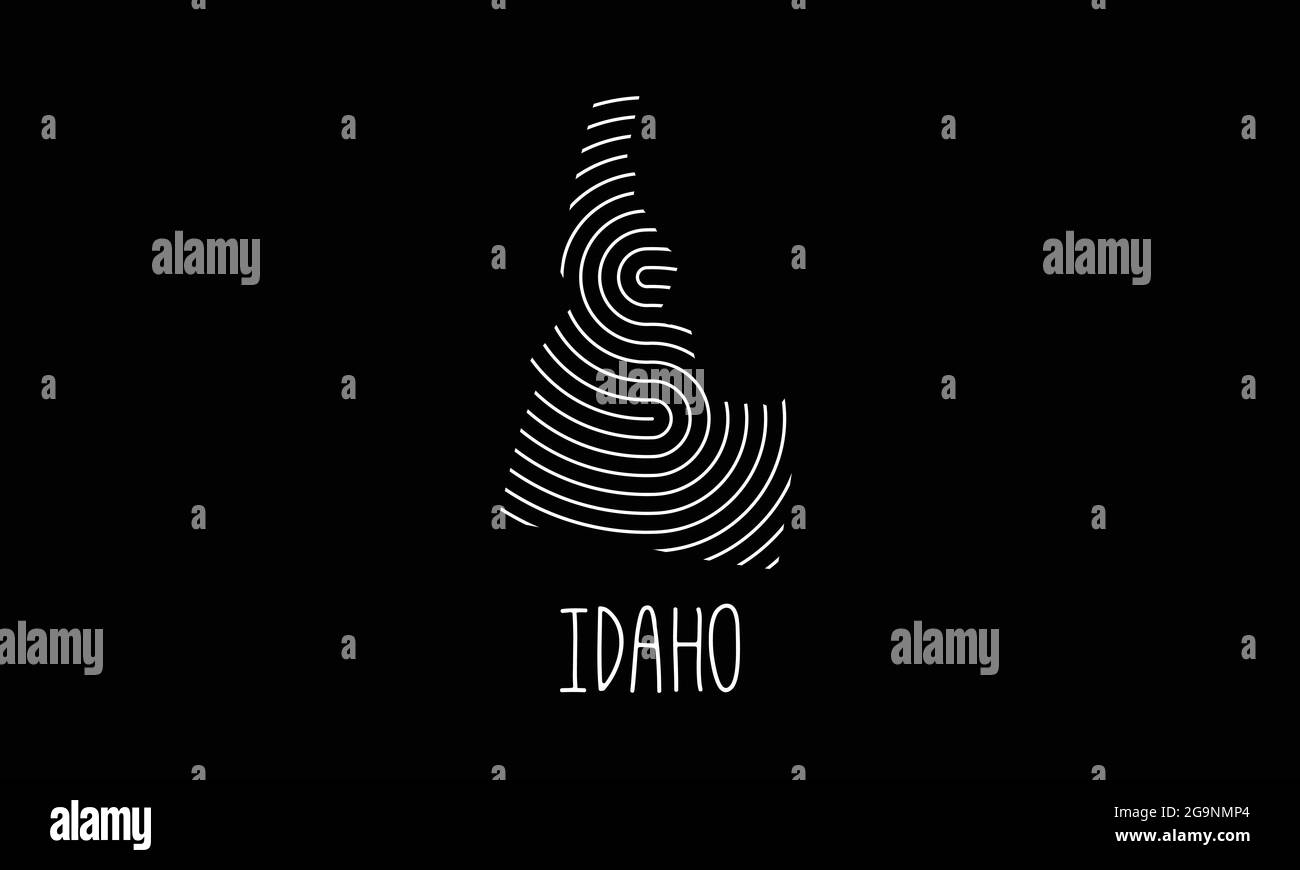 Idaho tech map Stock Vector Images - Alamy