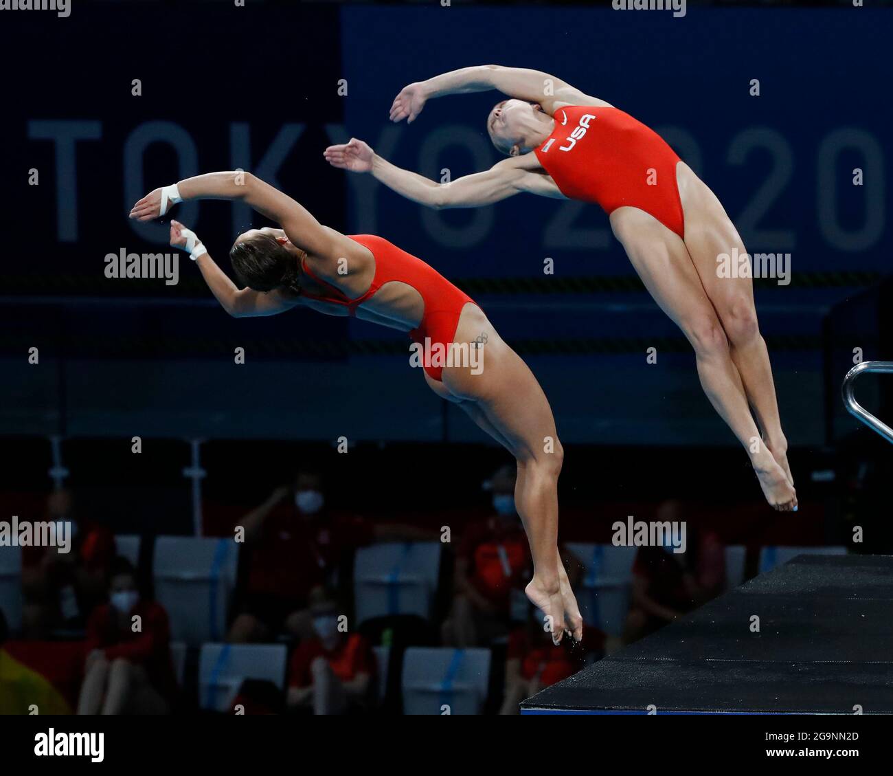 Tokyo, Japan. 27th July, 2021. JESSICA PARRATTO and DELANEY SCHNELL ...