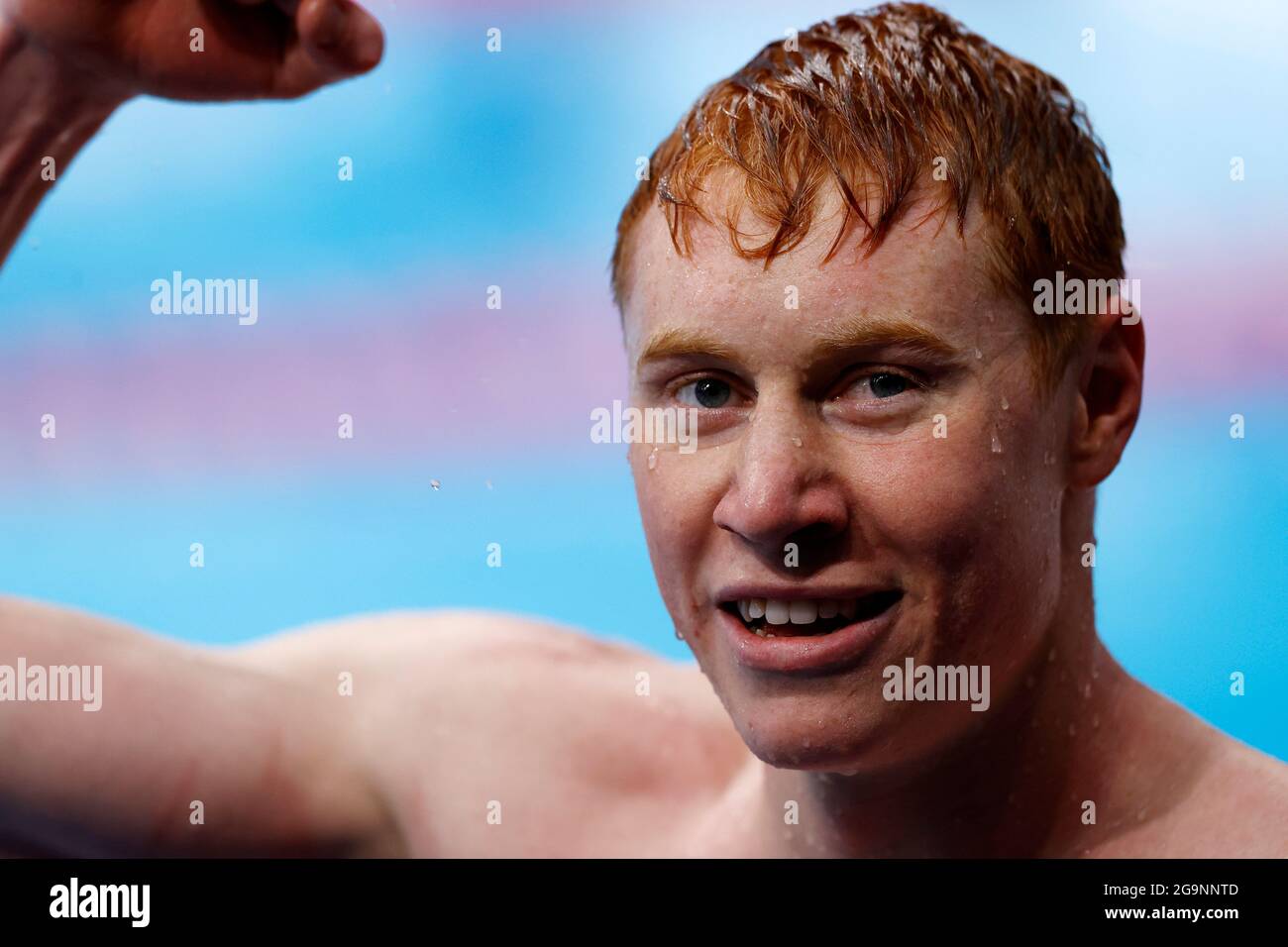 Tokyo, Japan. 27th July, 2021. Tom DEAN (GBR), jubilation, cheering ...