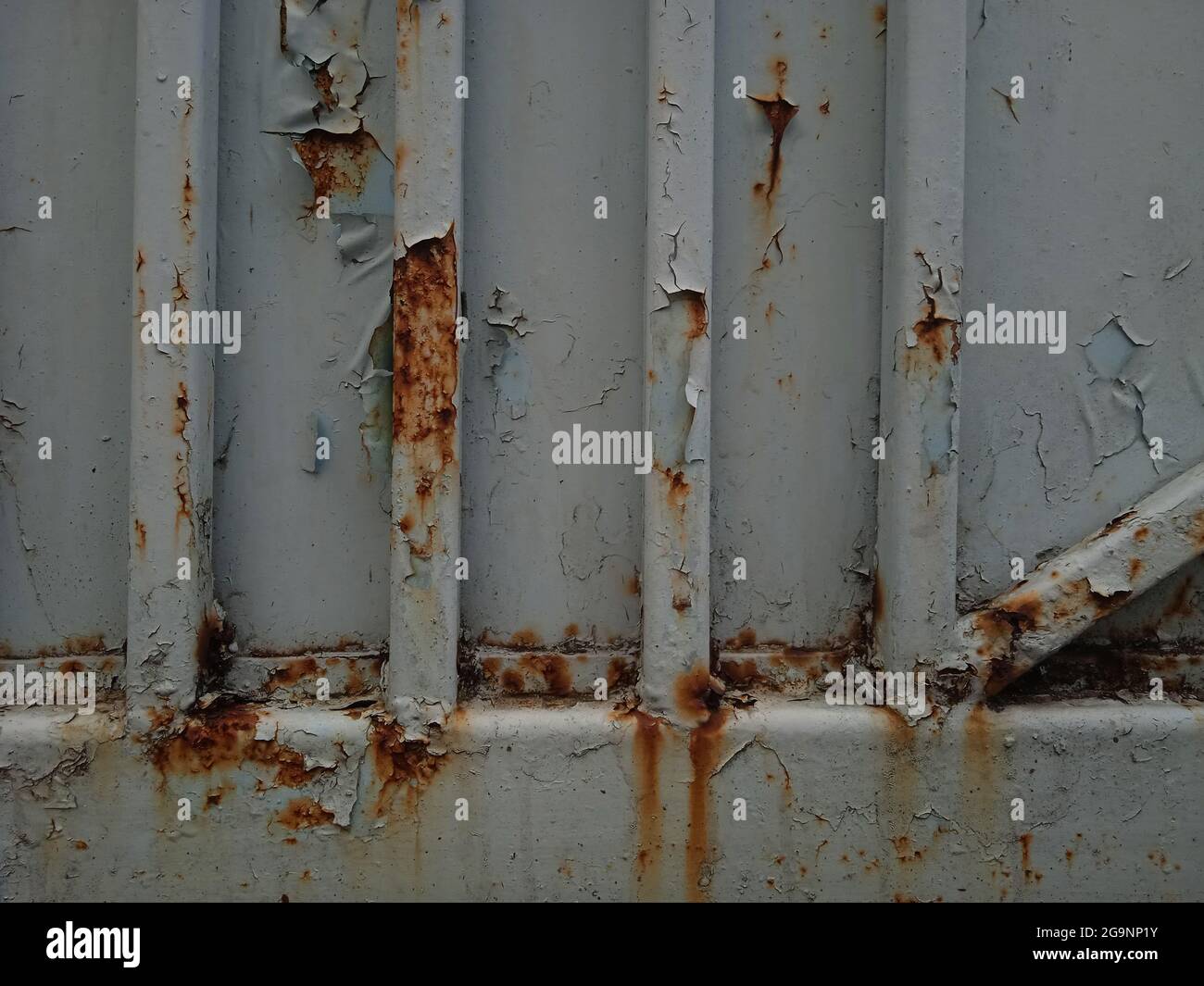The surface of the steel plate is rusted Stock Photo - Alamy