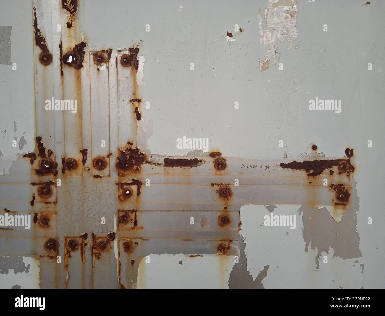 The surface of the steel plate is rusted , corrosion, weathered ...