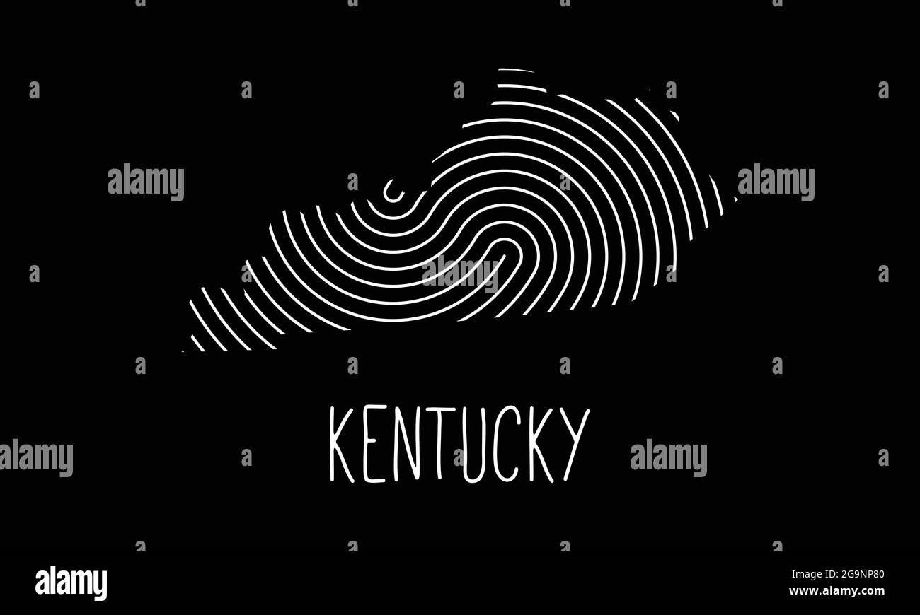 Kentucky tech map hi-res stock photography and images - Alamy