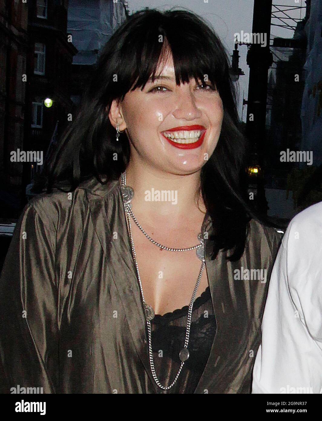 Daisy Lowe and Jordan Saul went to scott’s to eat and they seemed very ...