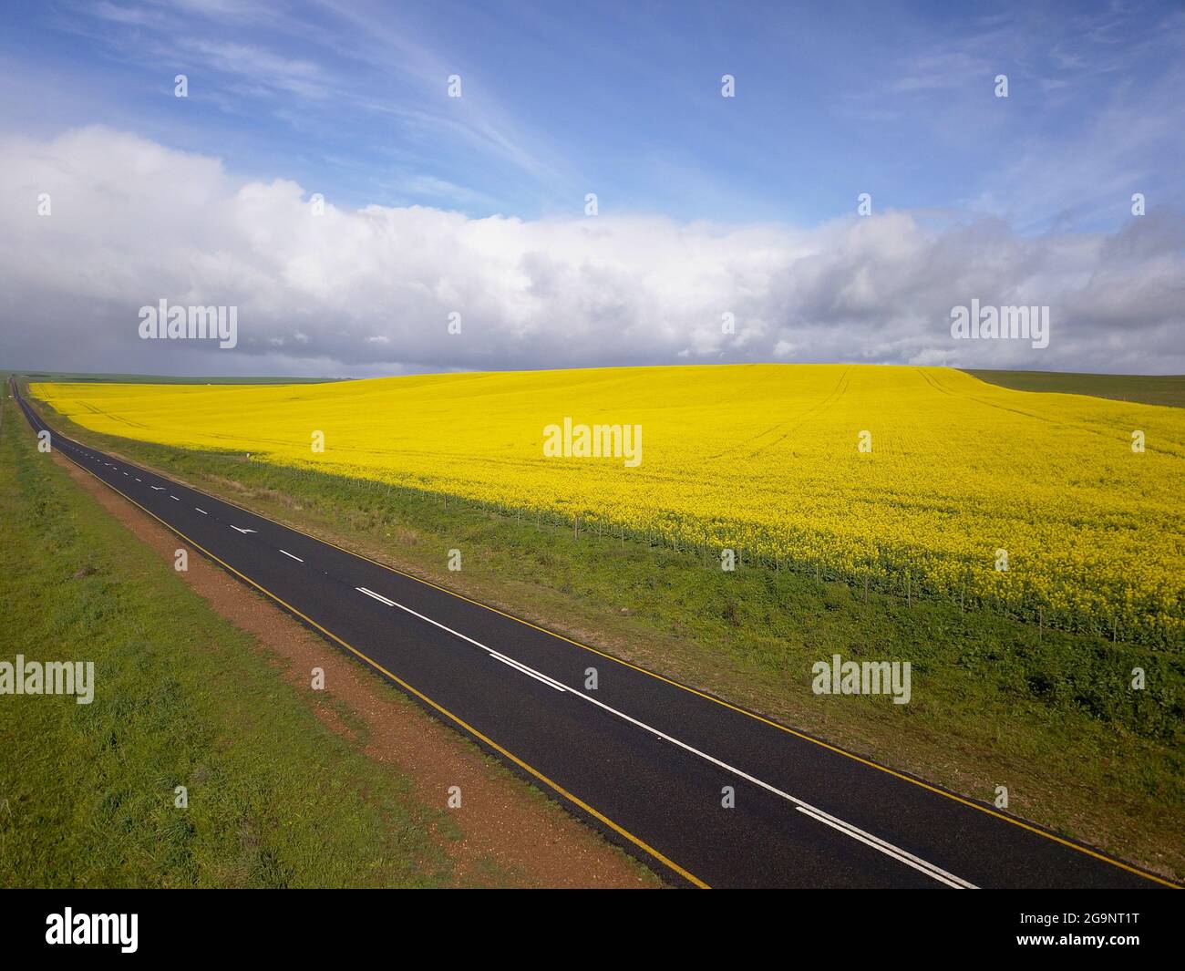 Aerial field road hi-res stock photography and images - Alamy