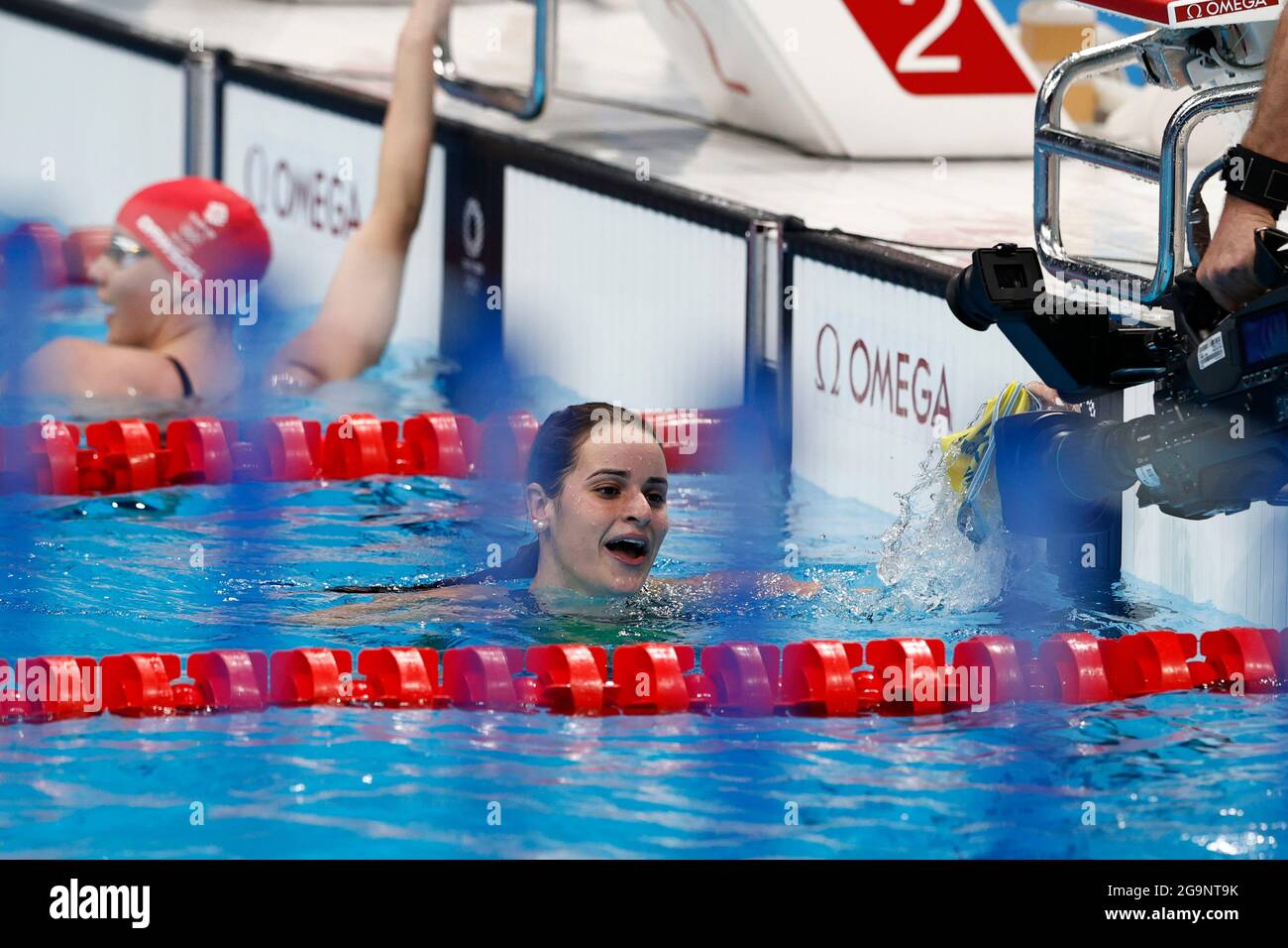 Tokyo, Japan. 27th July, 2021. Kaylee McKEOWN (AUS), finish, winner ...