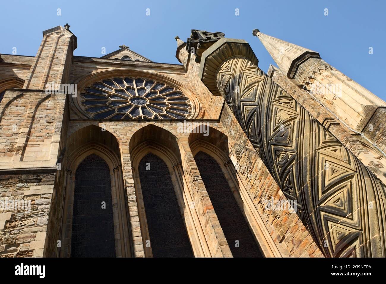 The Durham Cathedral war memorial, commemorating the losses of World ...