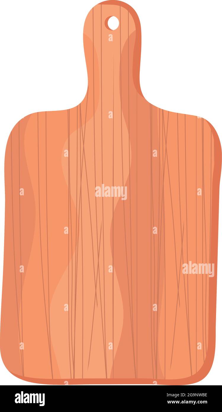 wooden chopping board Stock Vector Image & Art - Alamy