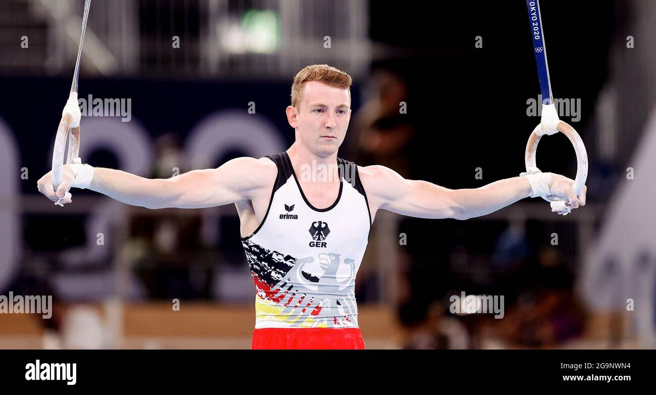 TOKYO, JAPAN - JULY 26: Nils Dunkel of Germany competing on Women's ...
