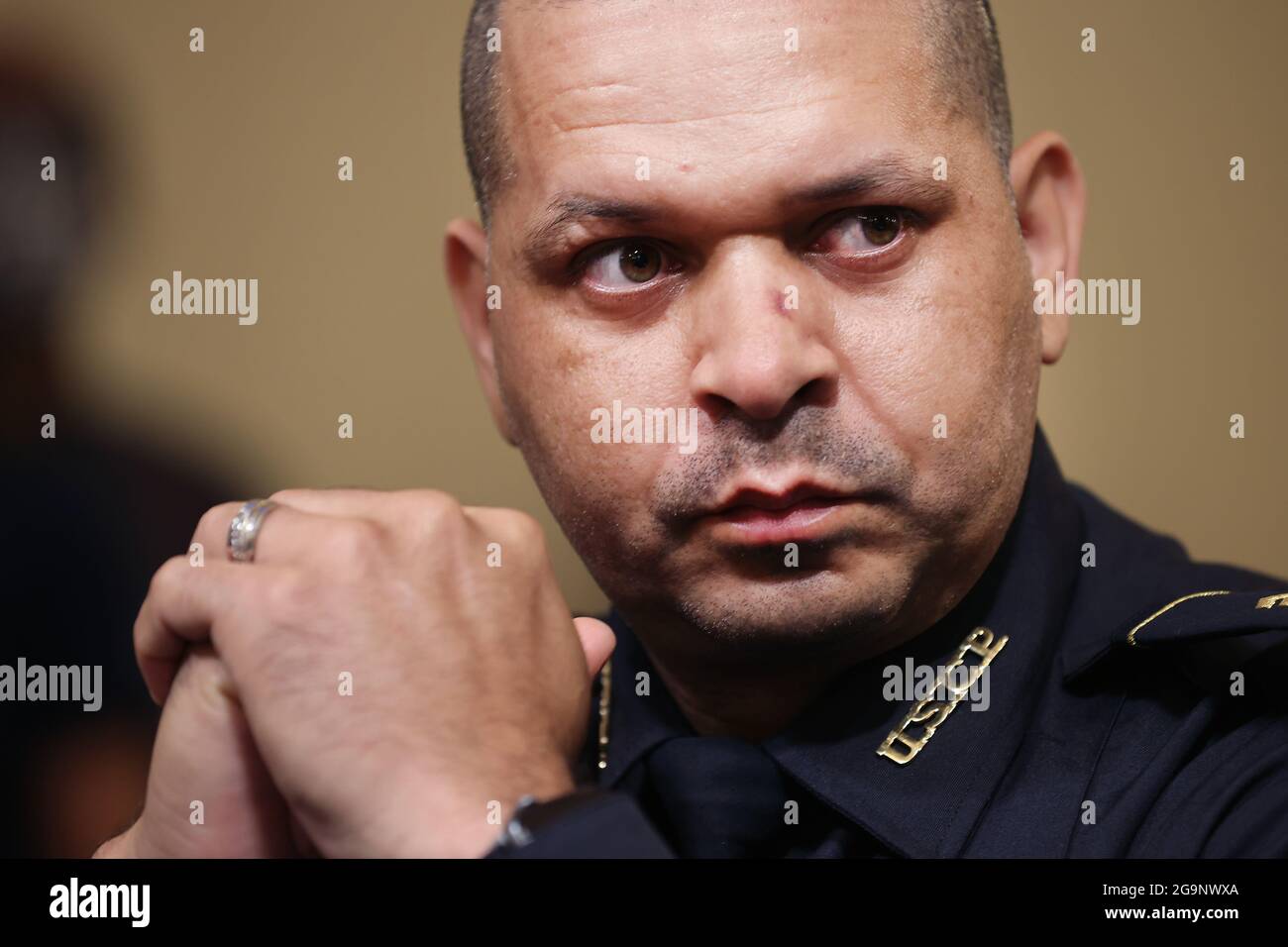 WASHINGTON, DC - JULY 27: U.S. Capitol Police officer Sgt. Aquilino ...