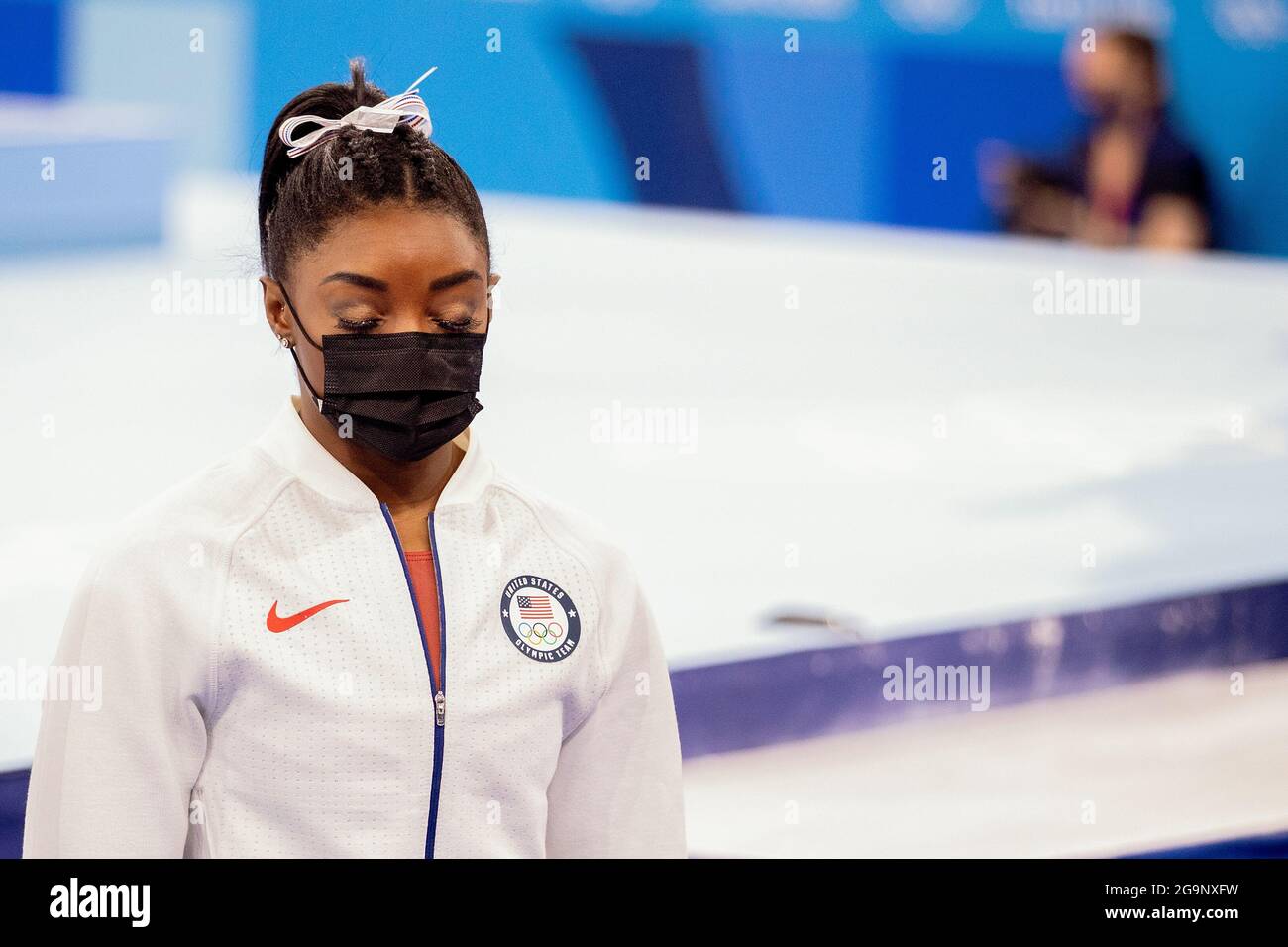 TOKYO, JAPAN - JULY 27: Simone Biles of United States of America ...