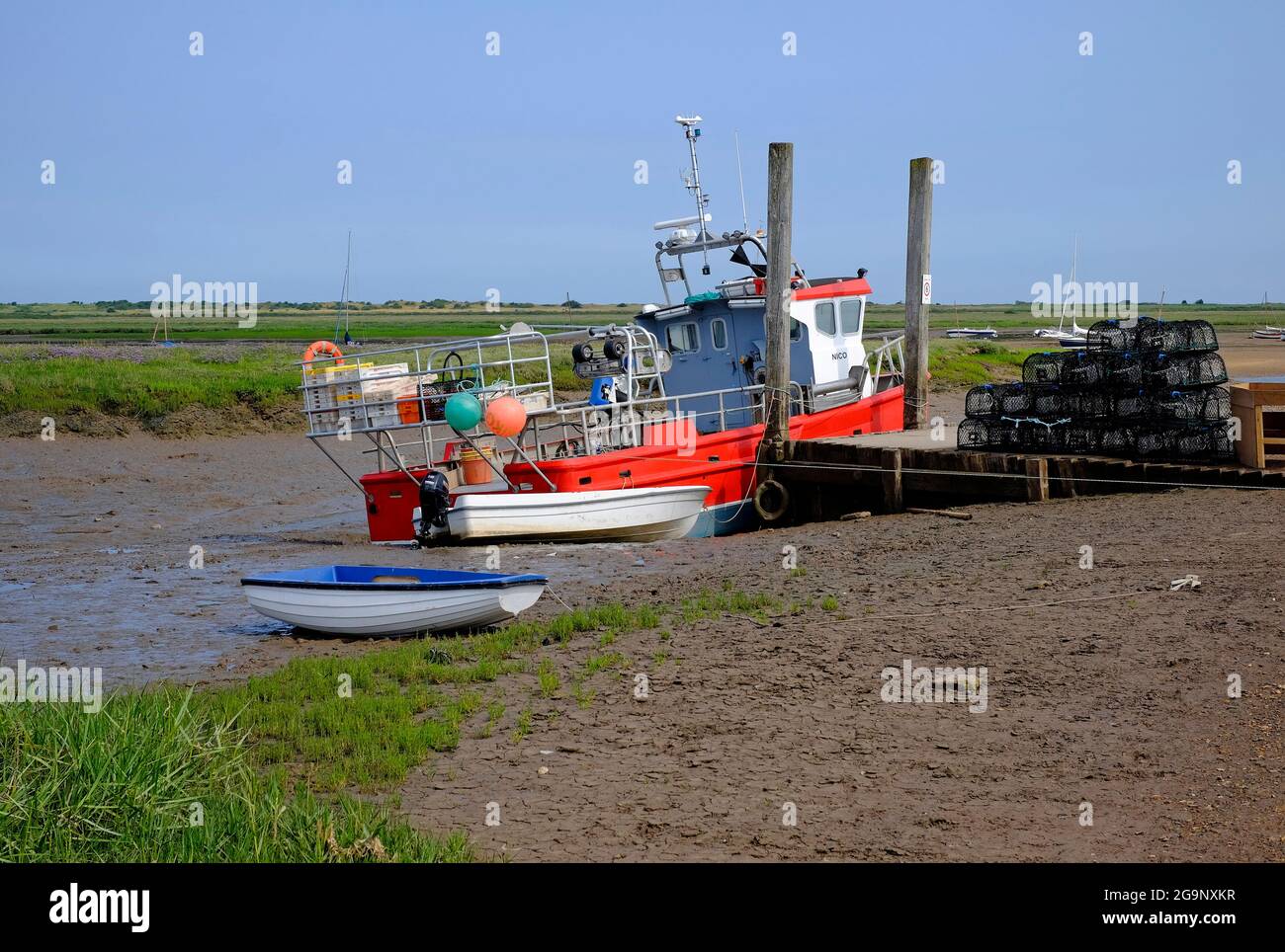 brancaster staithe harbour, north norfolk, england Stock Photo - Alamy
