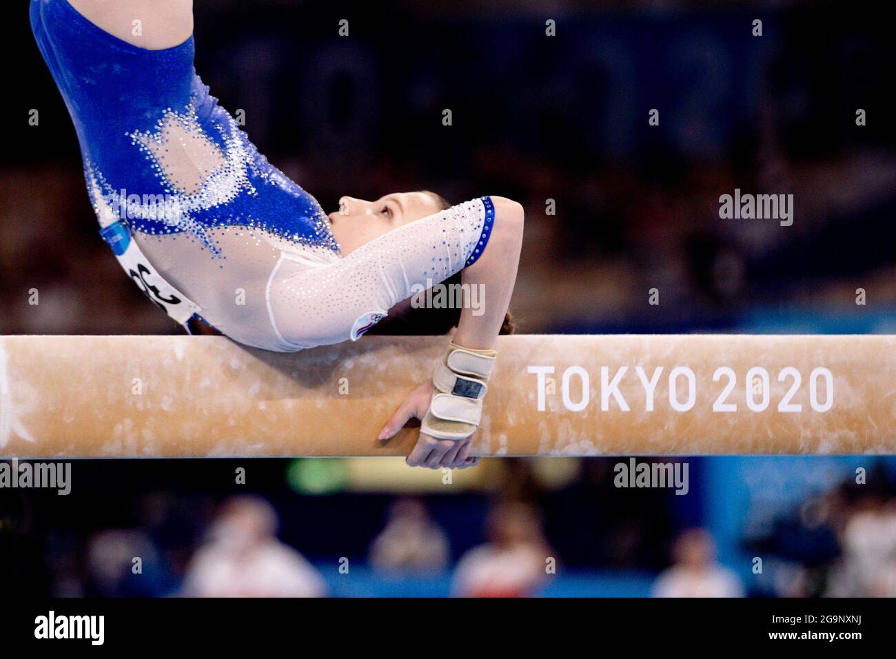 TOKYO, JAPAN - JULY 27: Vladislava Urazova of Russia competing on Women ...