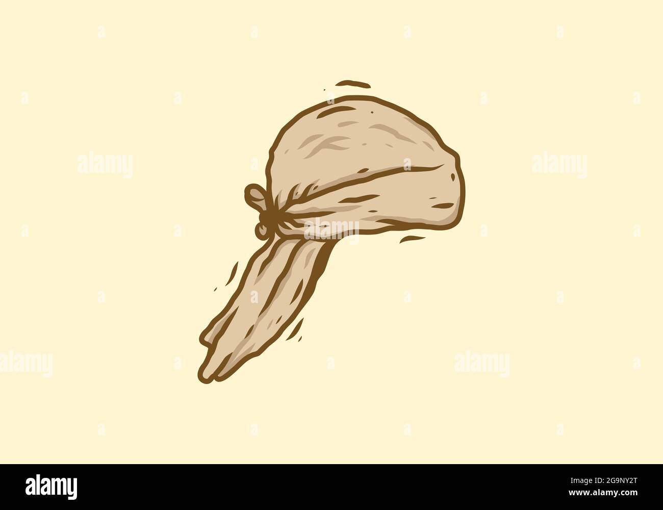 brown color of durag illustration Stock Vector Image & Art - Alamy