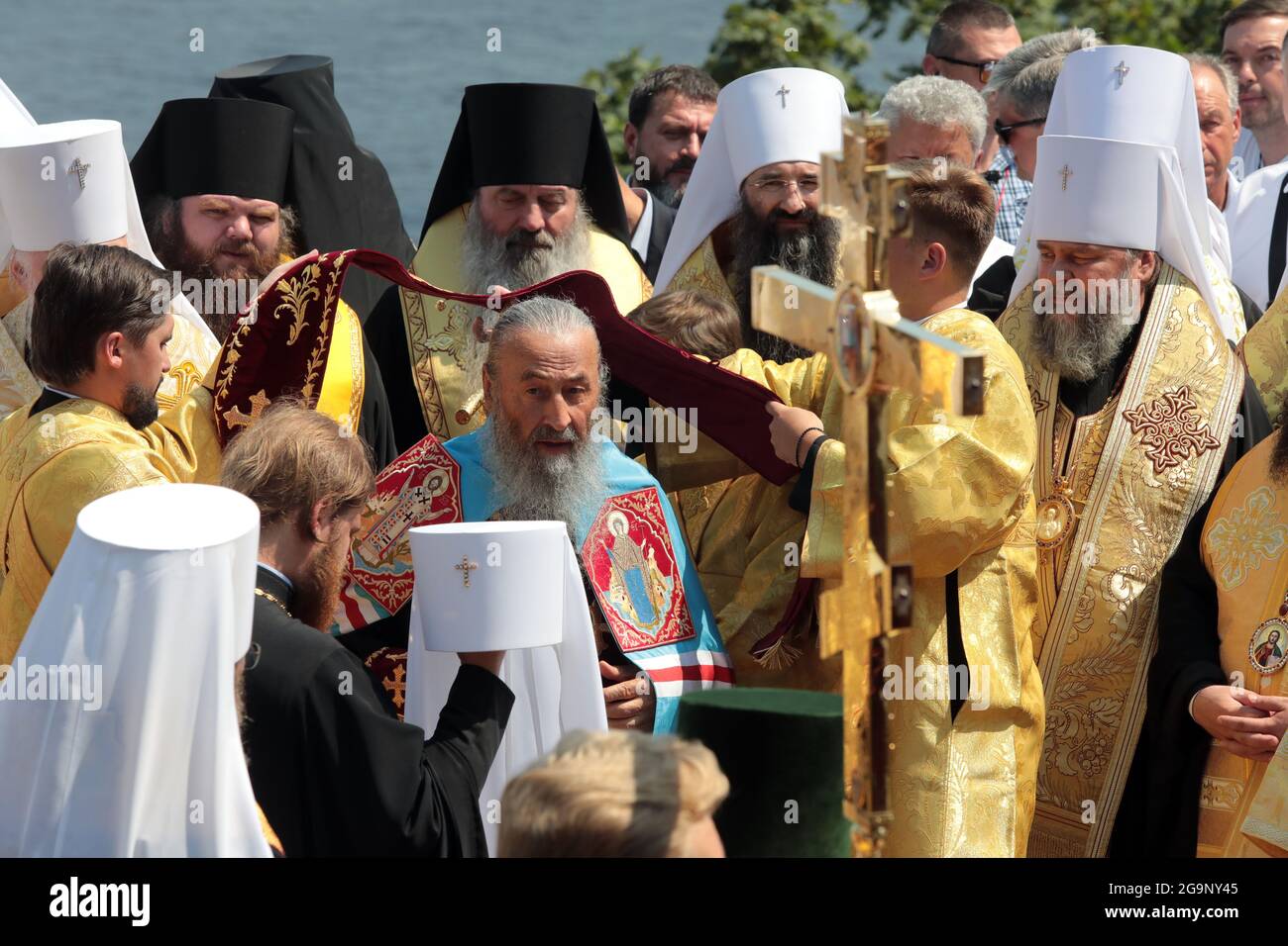 KYIV, UKRAINE - JULY 27, 2021 - Head of the Ukrainian Orthodox Church ...