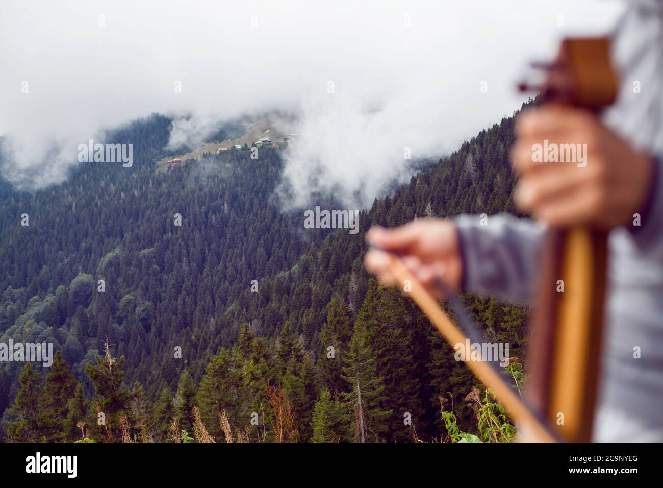 Turkey, Rize, Pokut Plateau, Turkish String Instrument Stock Photo - Alamy