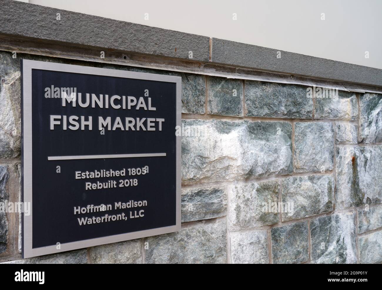 WASHINGTON, DC -1 APR 2021- View of the Municipal Fish Market at The ...