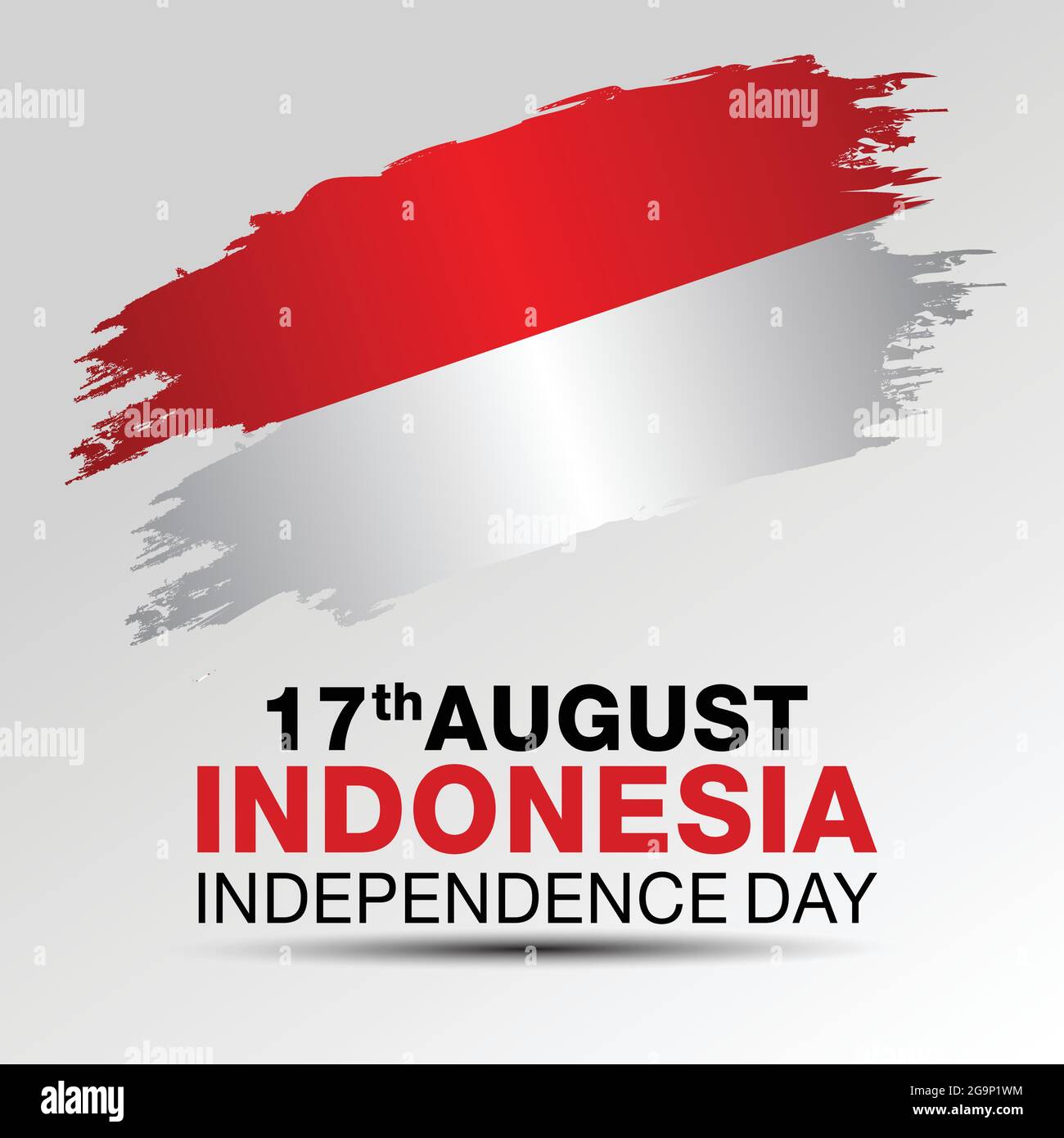 happy Independence day Indonesia greetings. vector illustration design ...
