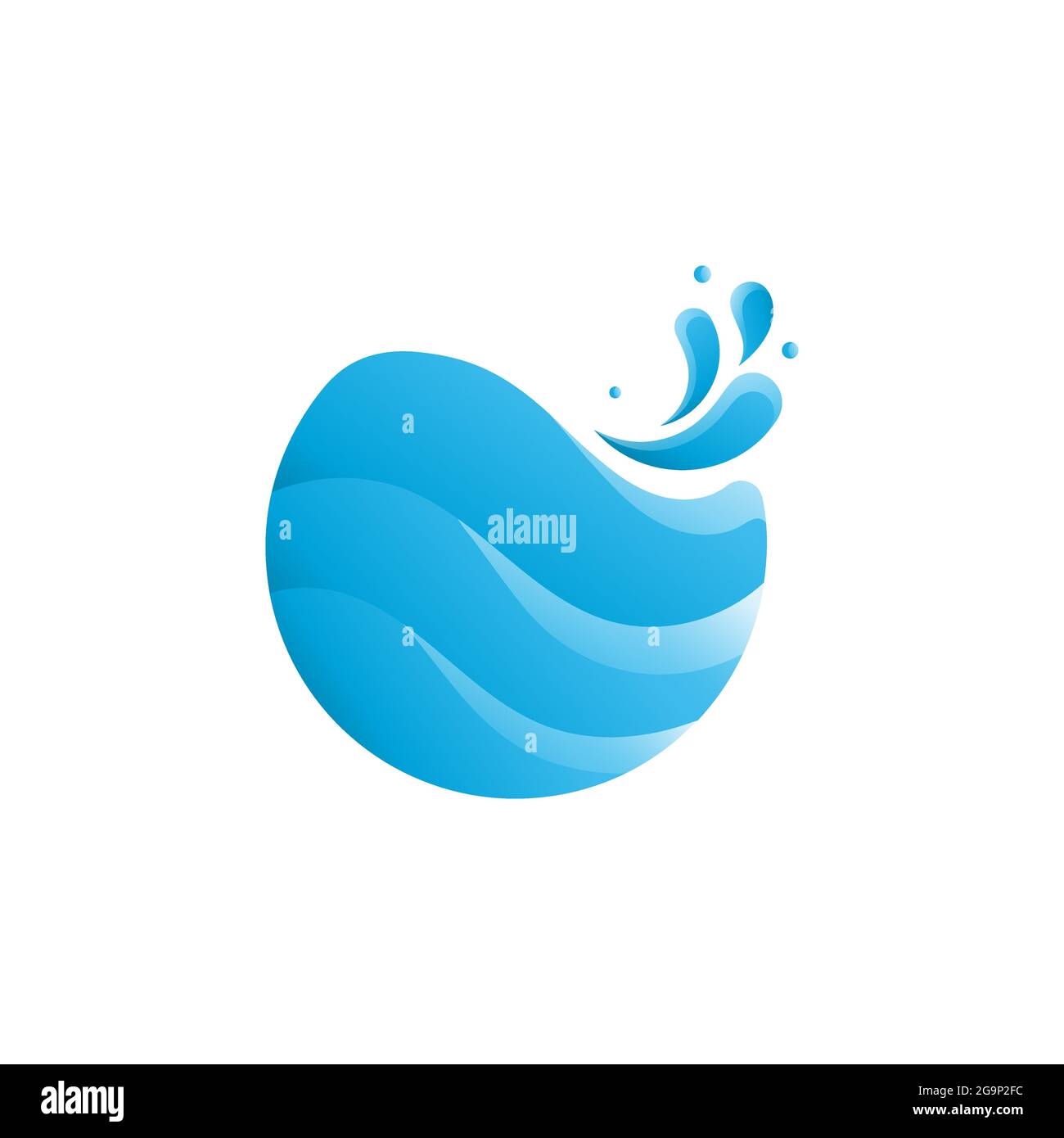 water splash icon vector illustration design template Stock Vector ...