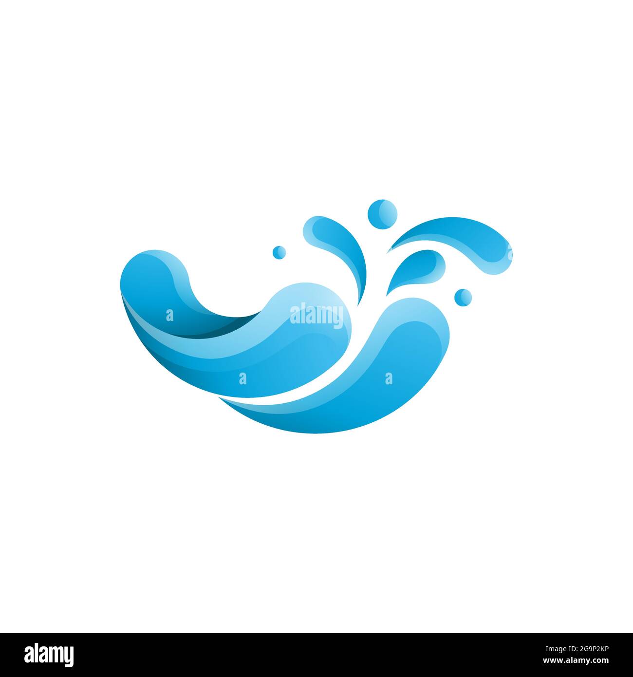 water splash icon vector illustration design template Stock Vector ...