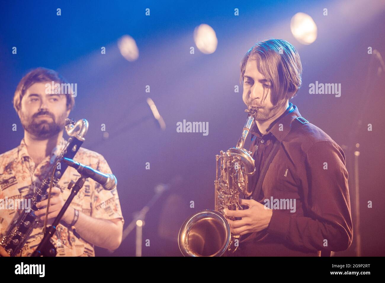 Roskilde, Denmark. 04th, July 2019. The Maurice Louca Elephantine Band ...
