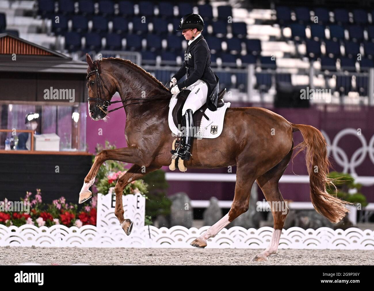 Tokyo, Japan. 27th July, 2021. Isabell Werth of team Germany competes ...