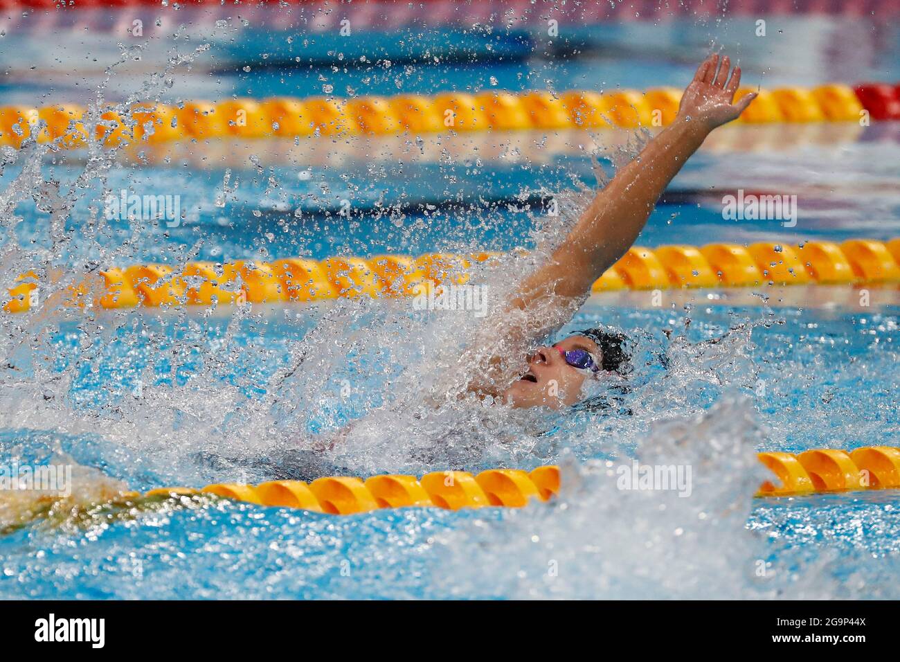 Tokyo, Japan. 27th July, 2021. Regan Smith (USA) in the women's 100m ...