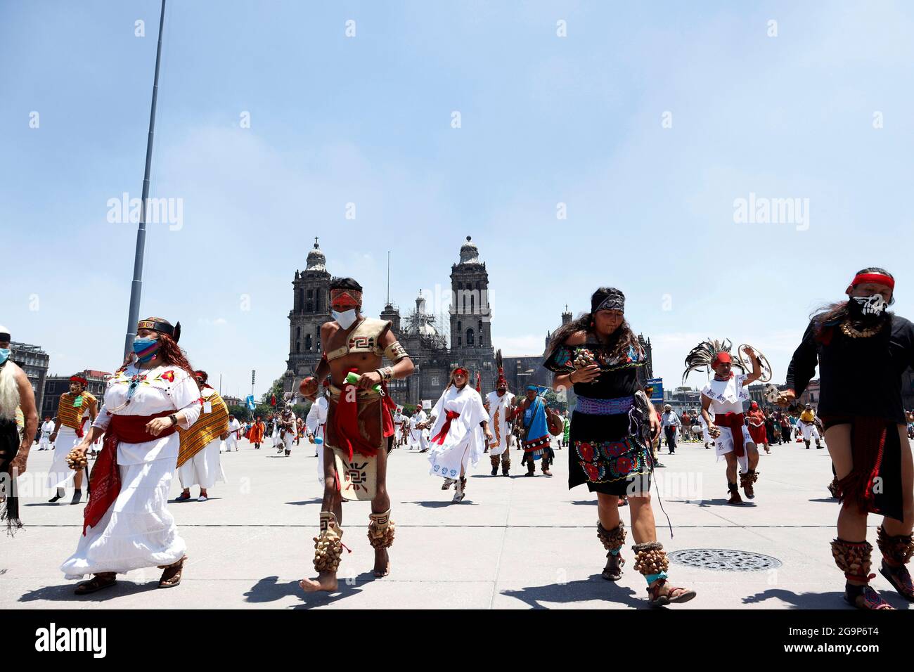 696th anniversary of the founding of tenochtitlan hi-res stock ...