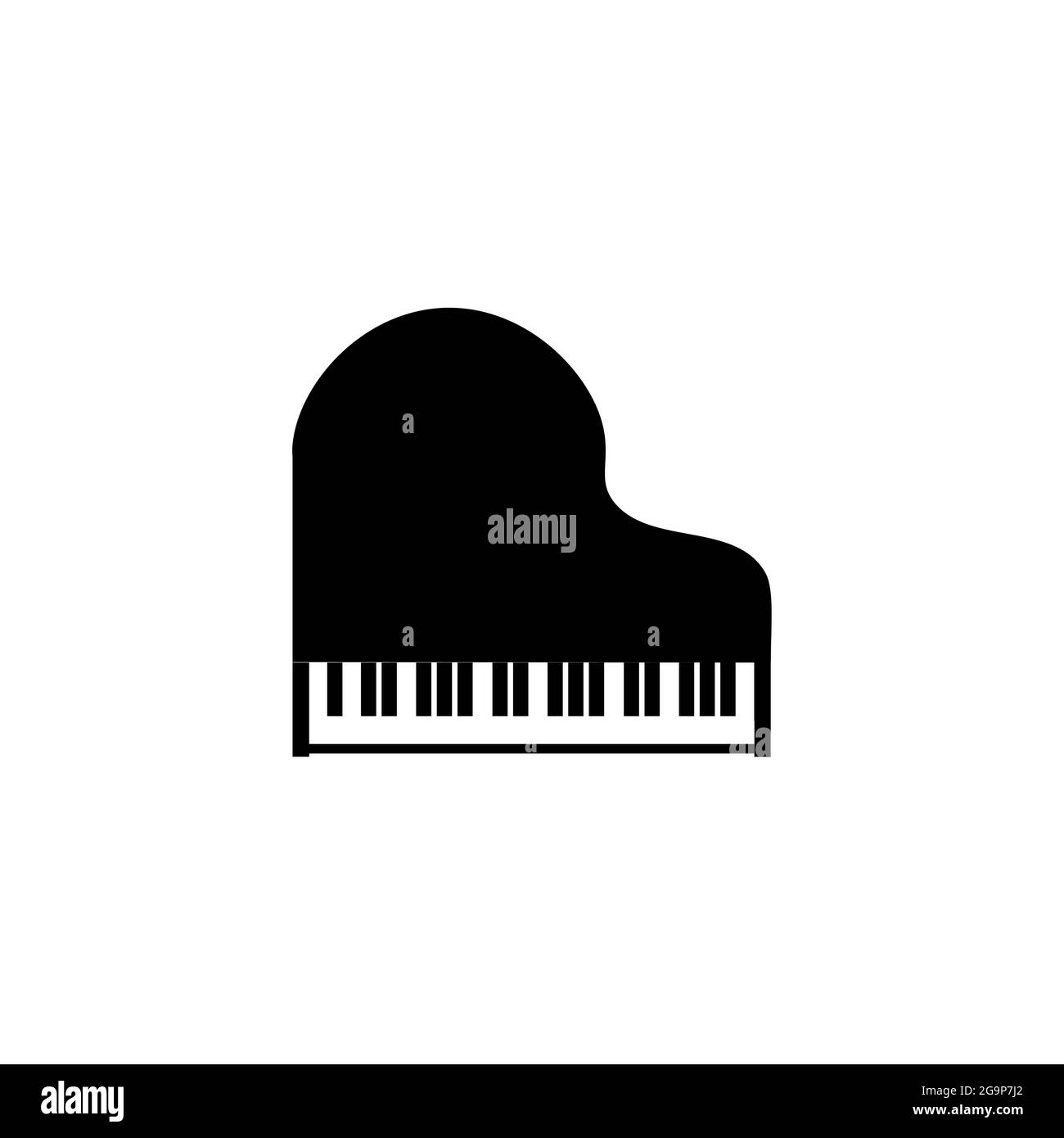 Piano Keys Silhouette