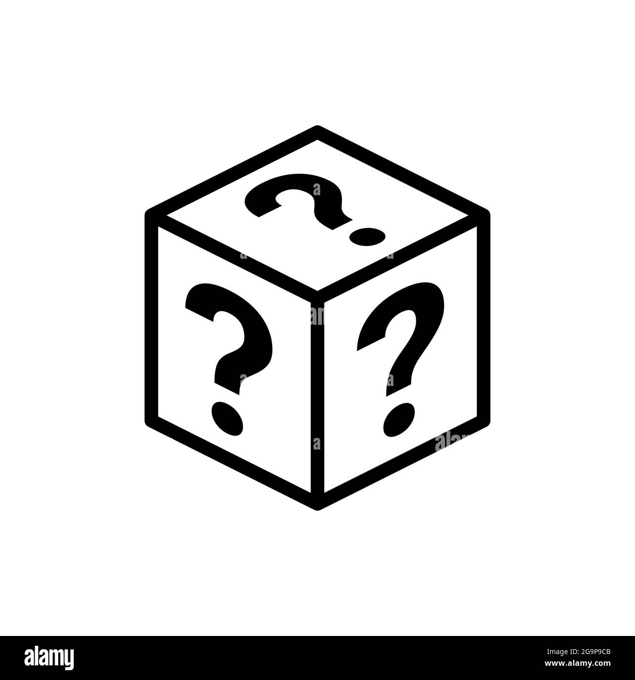 Mystery contest box, lucky prize present surprise secret. Mystery box ...