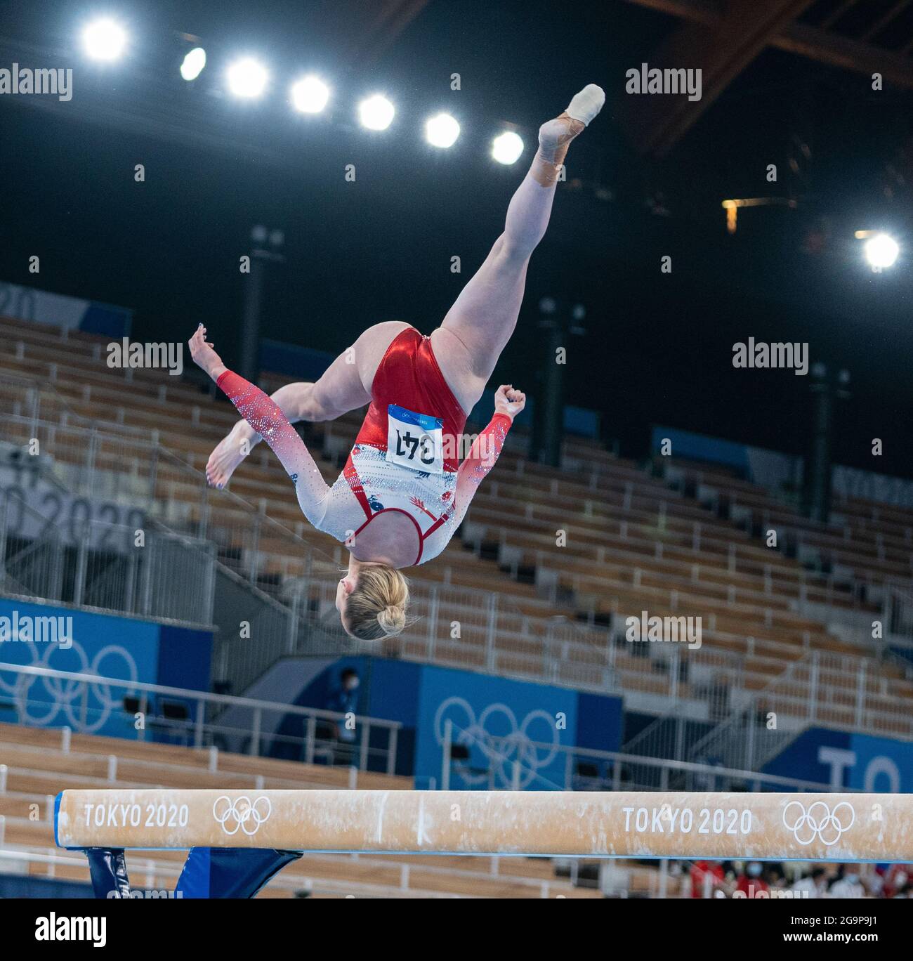 Ariake Gymnastics Center, Tokyo, Japan. 27th July, 2021. Womens Team ...