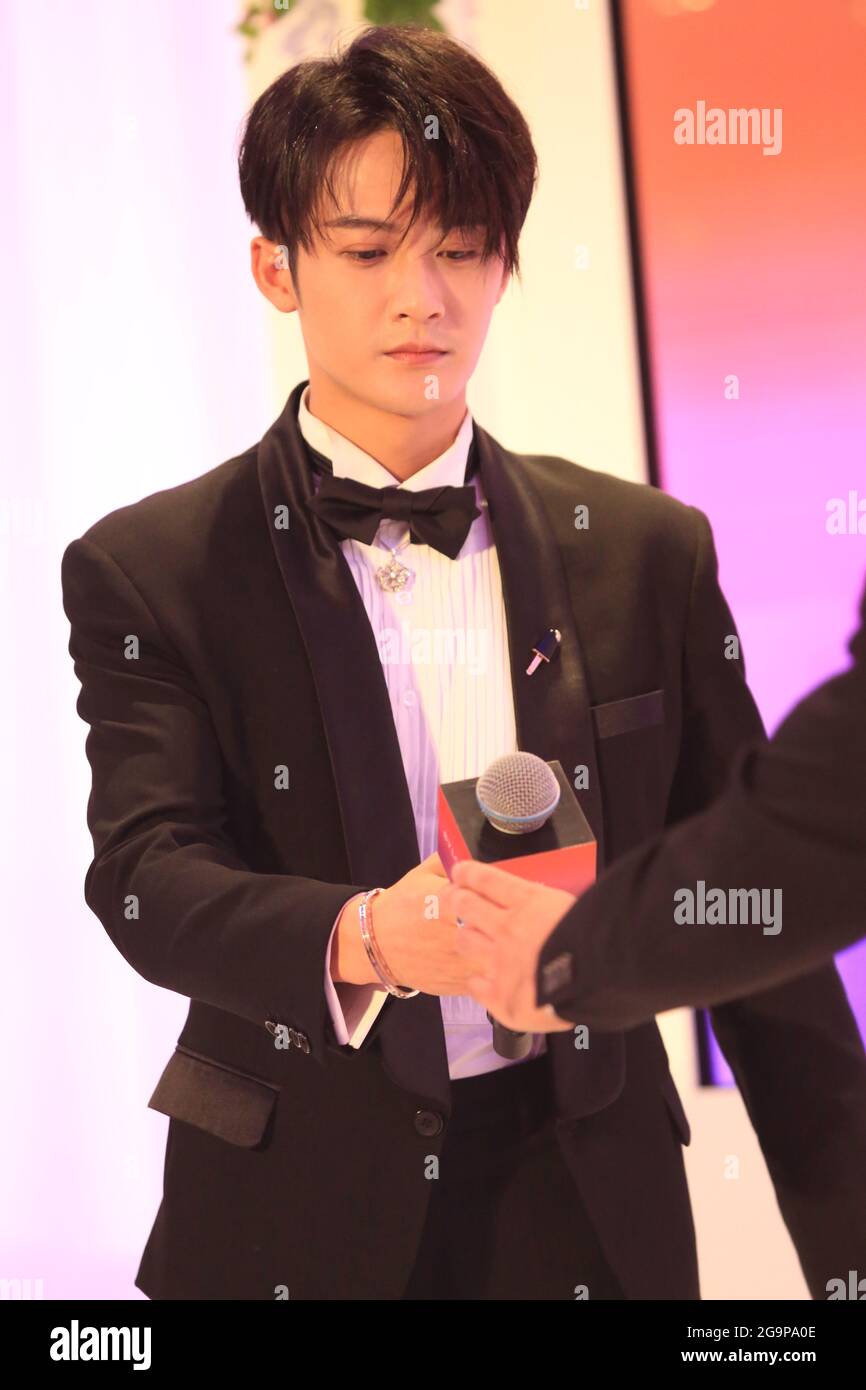 Chinese actor, singer, and dancer Tan Jianci, also known by his stage ...