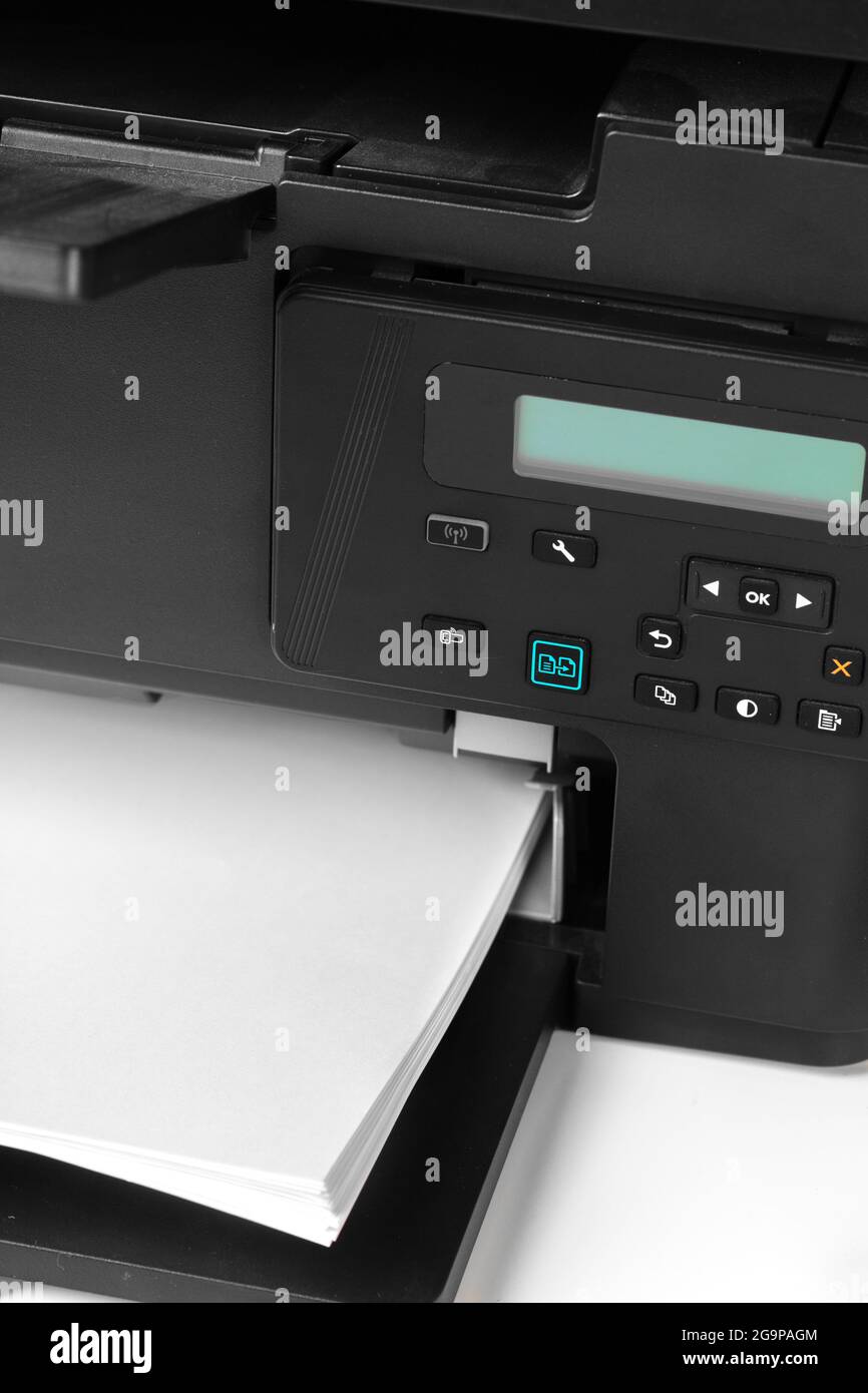 Digital printer printing documents hi-res stock photography and images ...