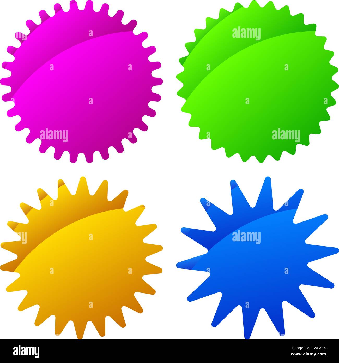 Cartoon starburst, sunburst. Price tag, price label, price flash icon ...