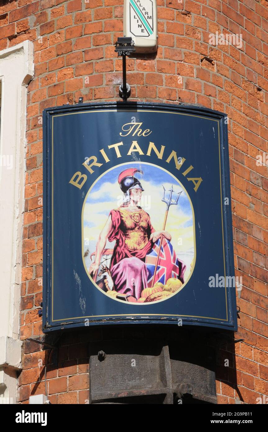 Britannia inn sign hi-res stock photography and images - Alamy
