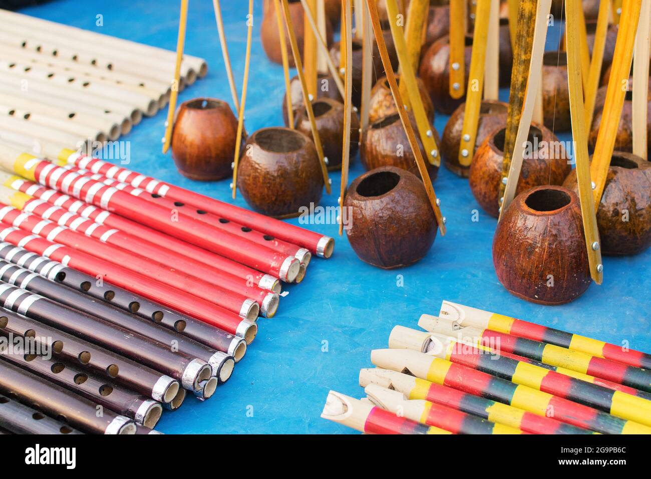 KOLKATA, WEST BENGAL , INDIA - NOVEMBER 23RD 2014 : Flutes and ...